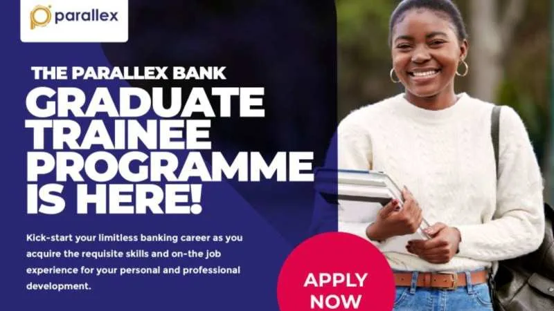 Apply for the Parallex Bank Graduate Trainee Program 2025