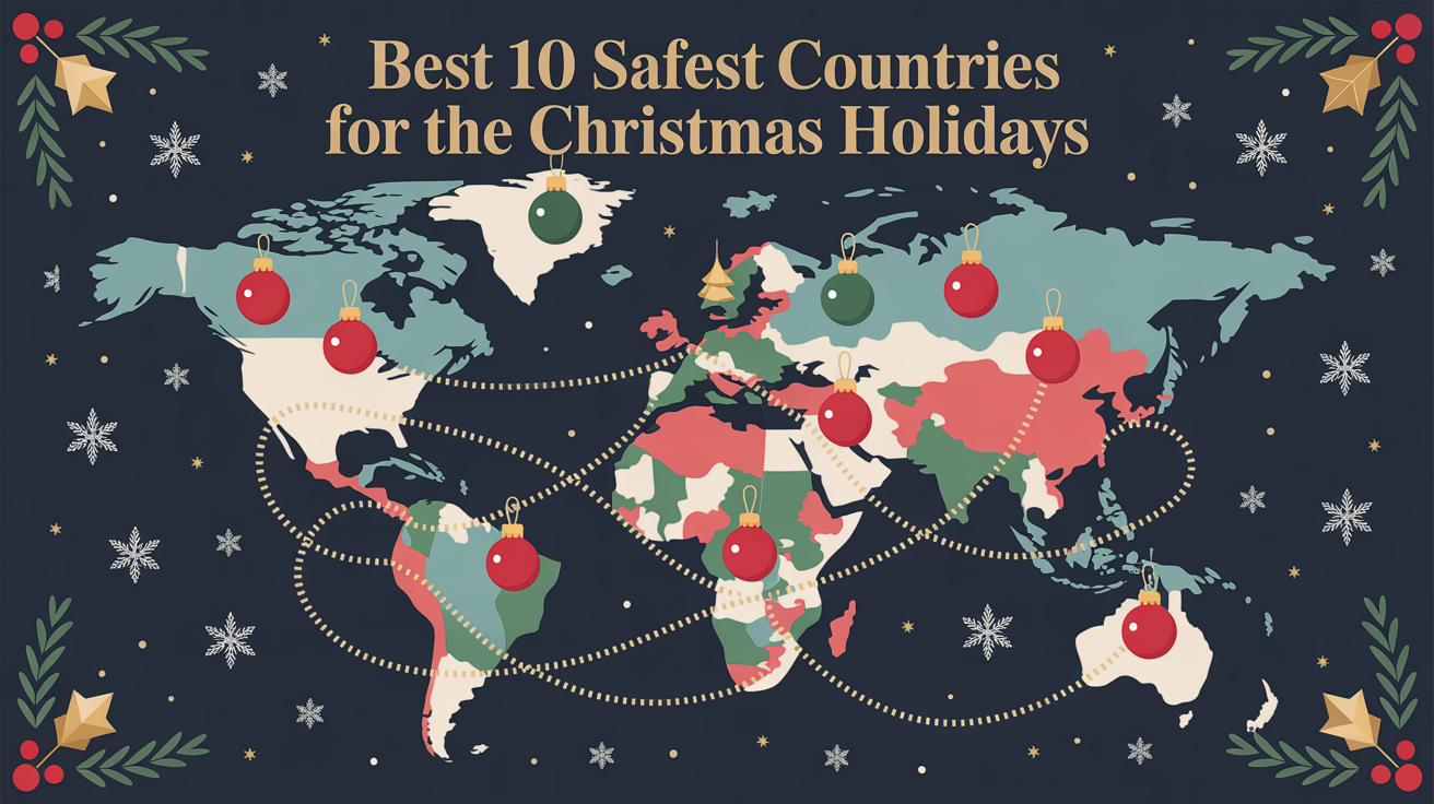 Best 10 Safest Countries for the Christmas Holiday