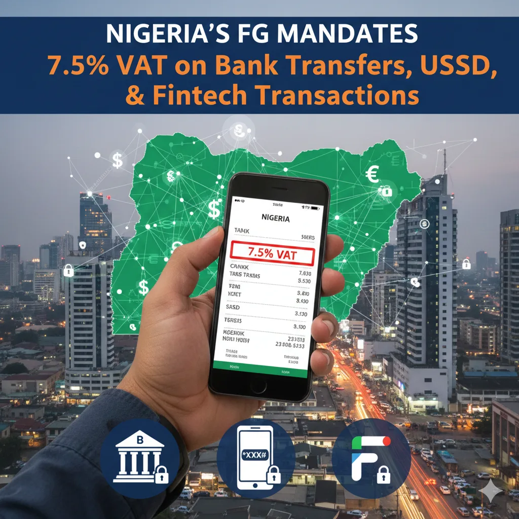 Nigeria’s FG mandates 7.5% VAT on Bank Transfers, USSD, and Fintech ...