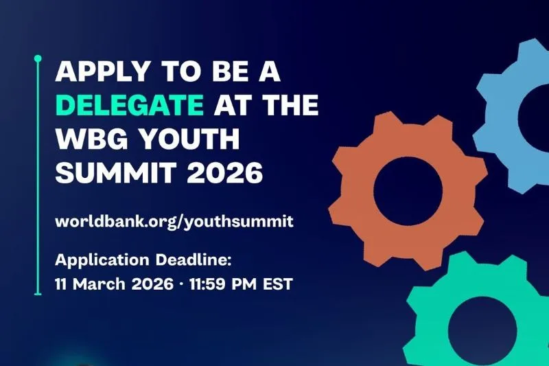 World Bank Group Youth Summit 2026 Call for Delegates (Washington DC)